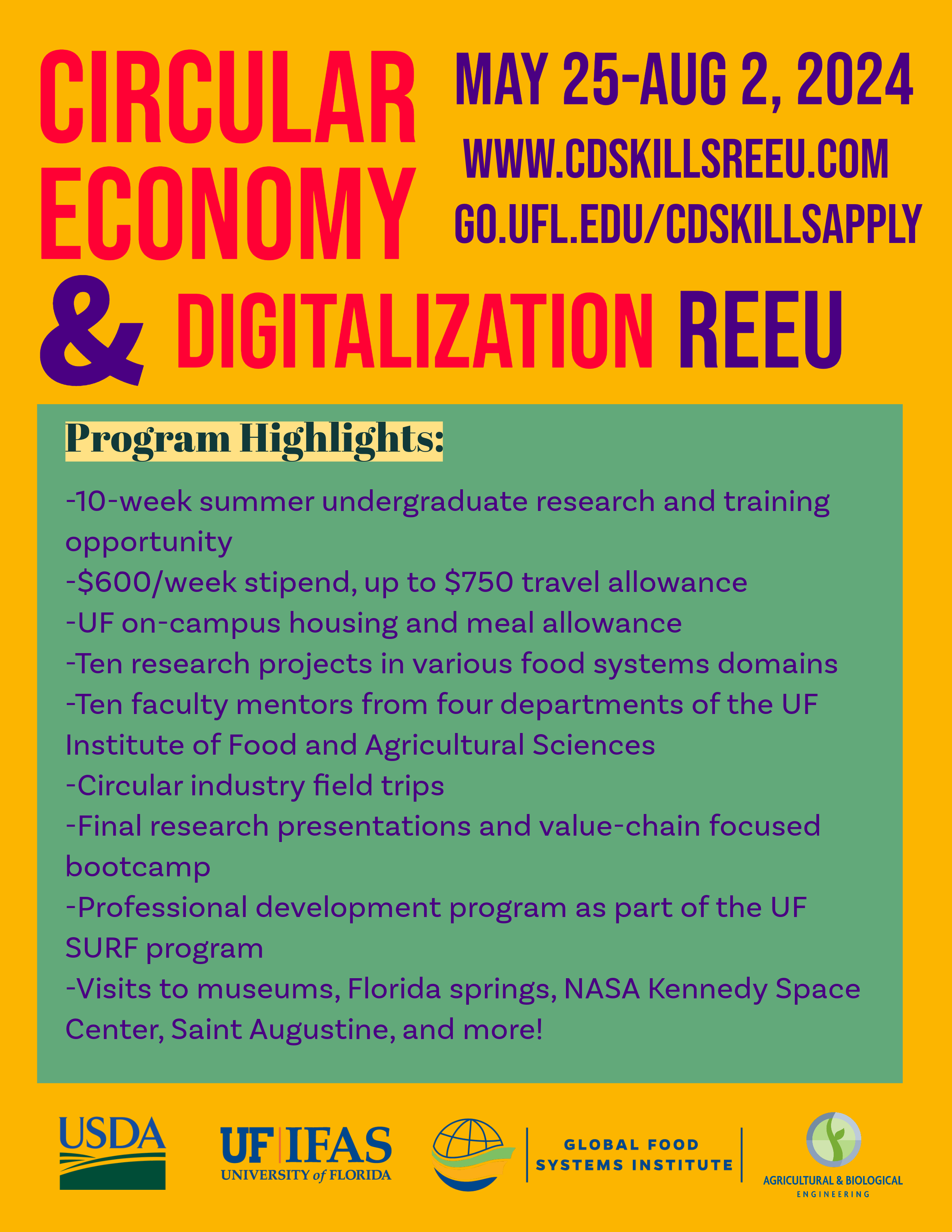 2024 Flyer – USDA NIFA CD-Skills REEU